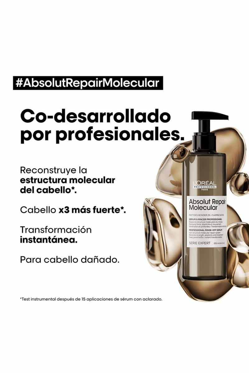 Loreal Absolut Repair Molecular Sérum Con Aclarado 250 Ml – Almacén Madeira