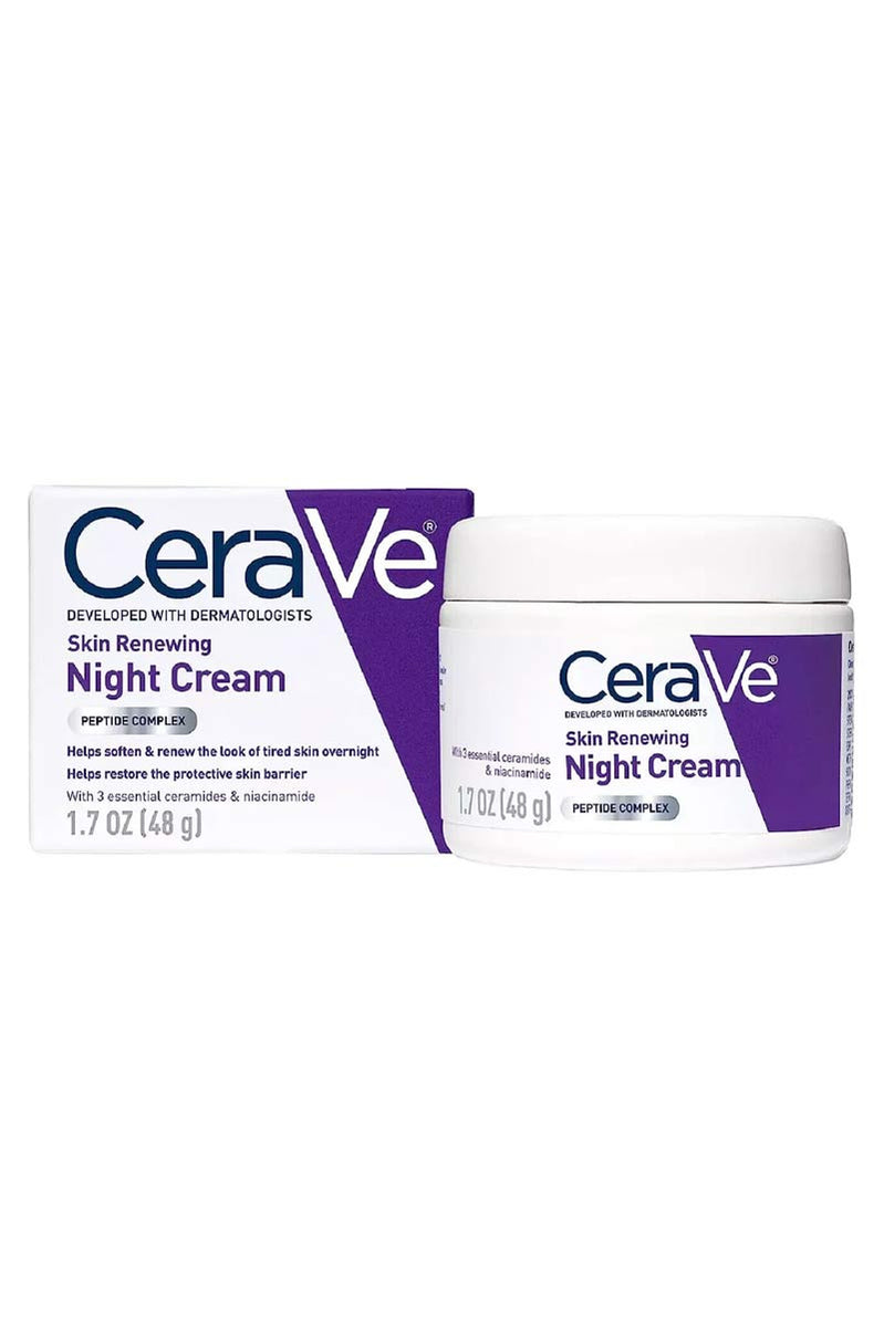 Cerave Crema de noche renovadora de la piel 1.7 oz – Almacén Madeira