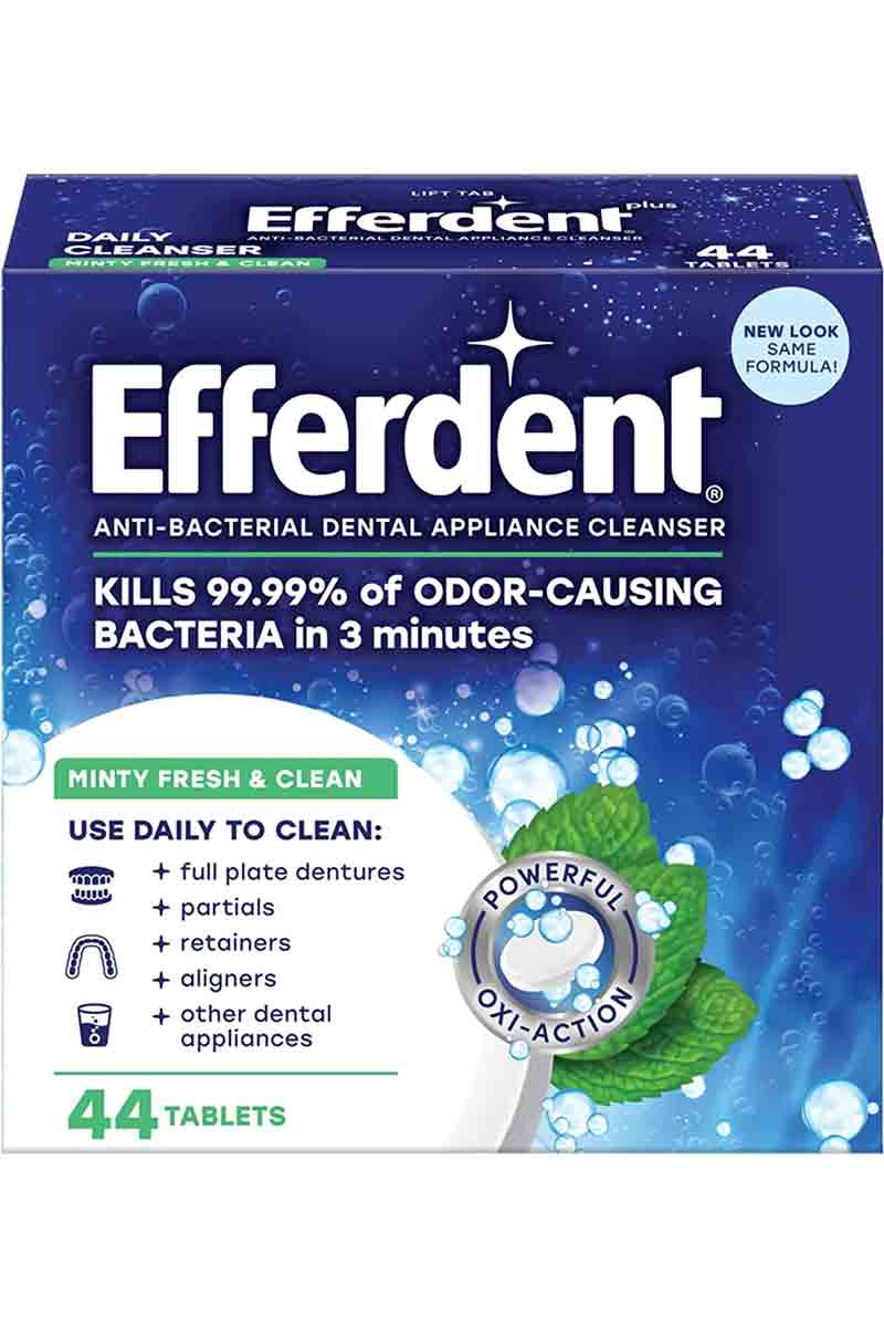 Efferdent Daily Cleanser Minty Fresh & Clean - Limpiador de dentadura ...